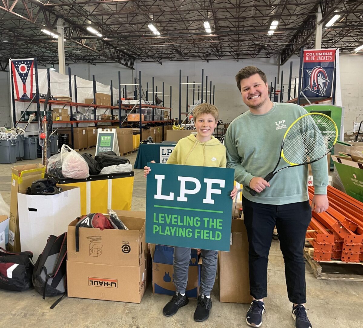 Nonprofit 'Leveling the Playing Field' donates sports equipment ...